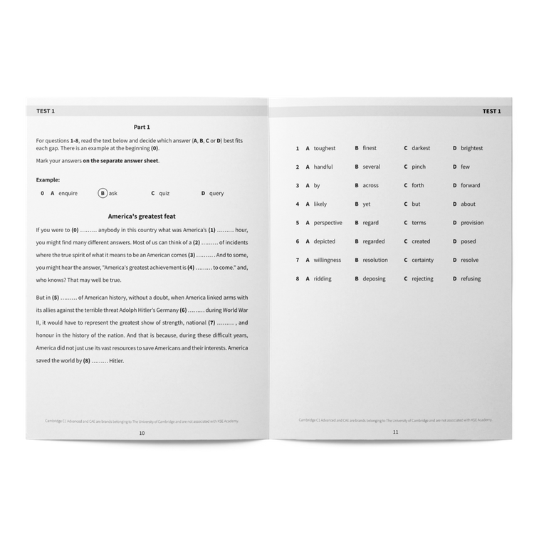 Use of English B2 | 10 Use of English Tests for B2 First (FCE)