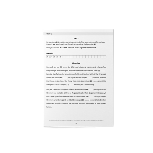 Use of English B2 | 10 Use of English Tests for B2 First (FCE)