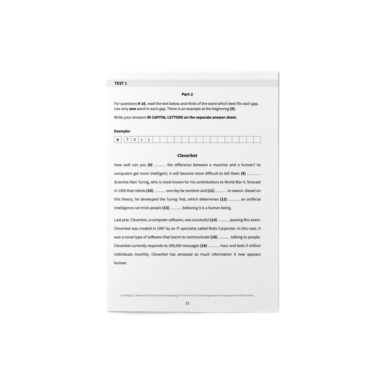 Use of English B2 | 10 Use of English Tests for B2 First (FCE)